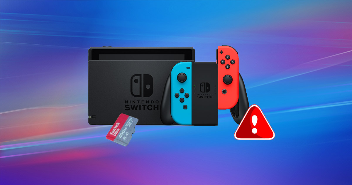 遊戲機Switch SD卡讀不到？本篇文章幫您排解問題 - 即刻救援